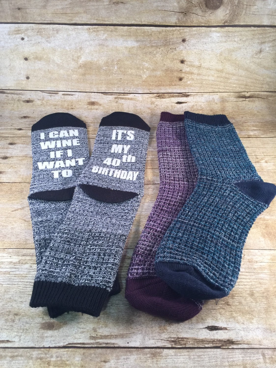 Birthday If You Can Read This Wine Socks Gift for Her Can - Etsy