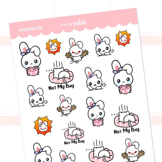Sad Cute Stickers