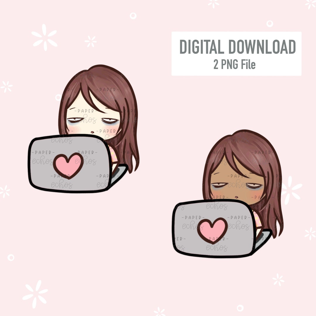 Digital Download I Don't Want to Work Sunny the Girl Clipart / Too Much ...