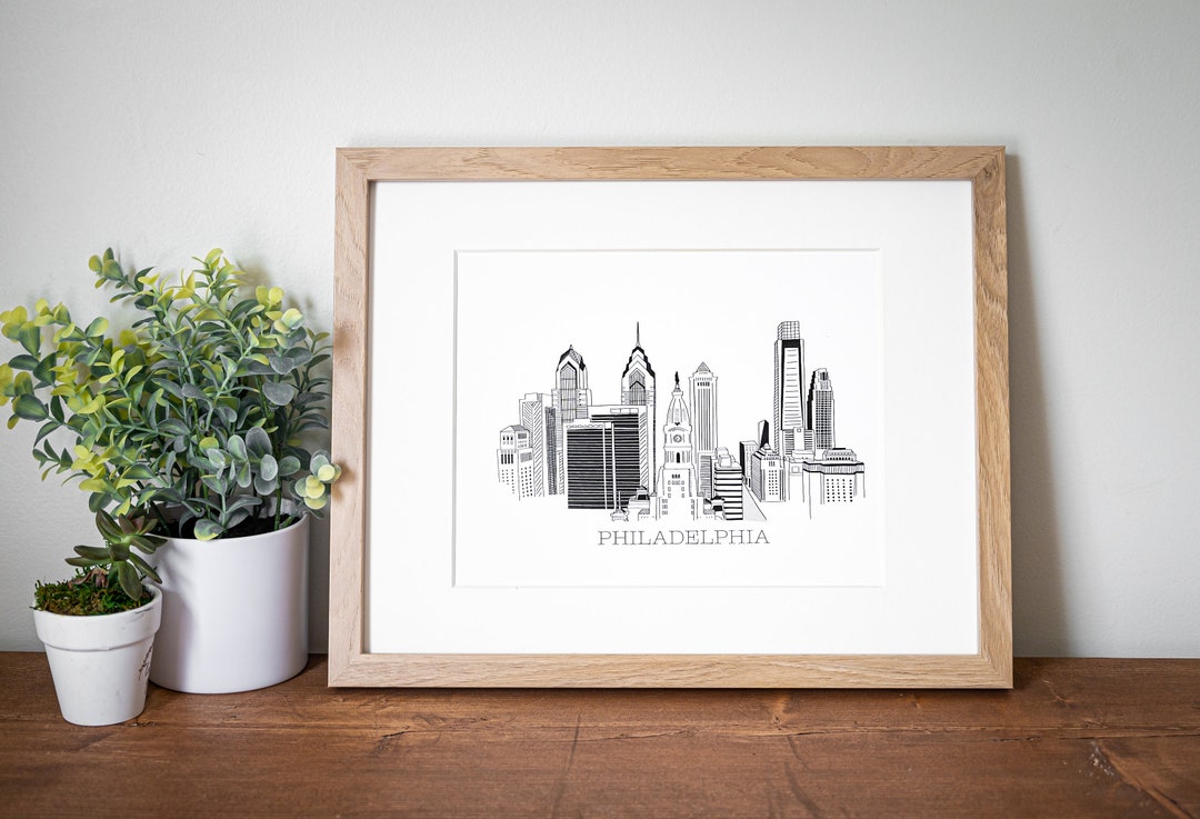 Philadelphia Skyline | Philadelphia Artwork | Philly Print ...