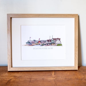 Boathouse Row | Philadelphia Art Print | Philly Art | Philly Wall Decor ...