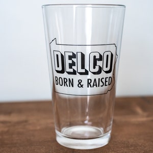 Delco Beer Glass | Delco Beer | Beer Lover | Philadelphia Beer ...