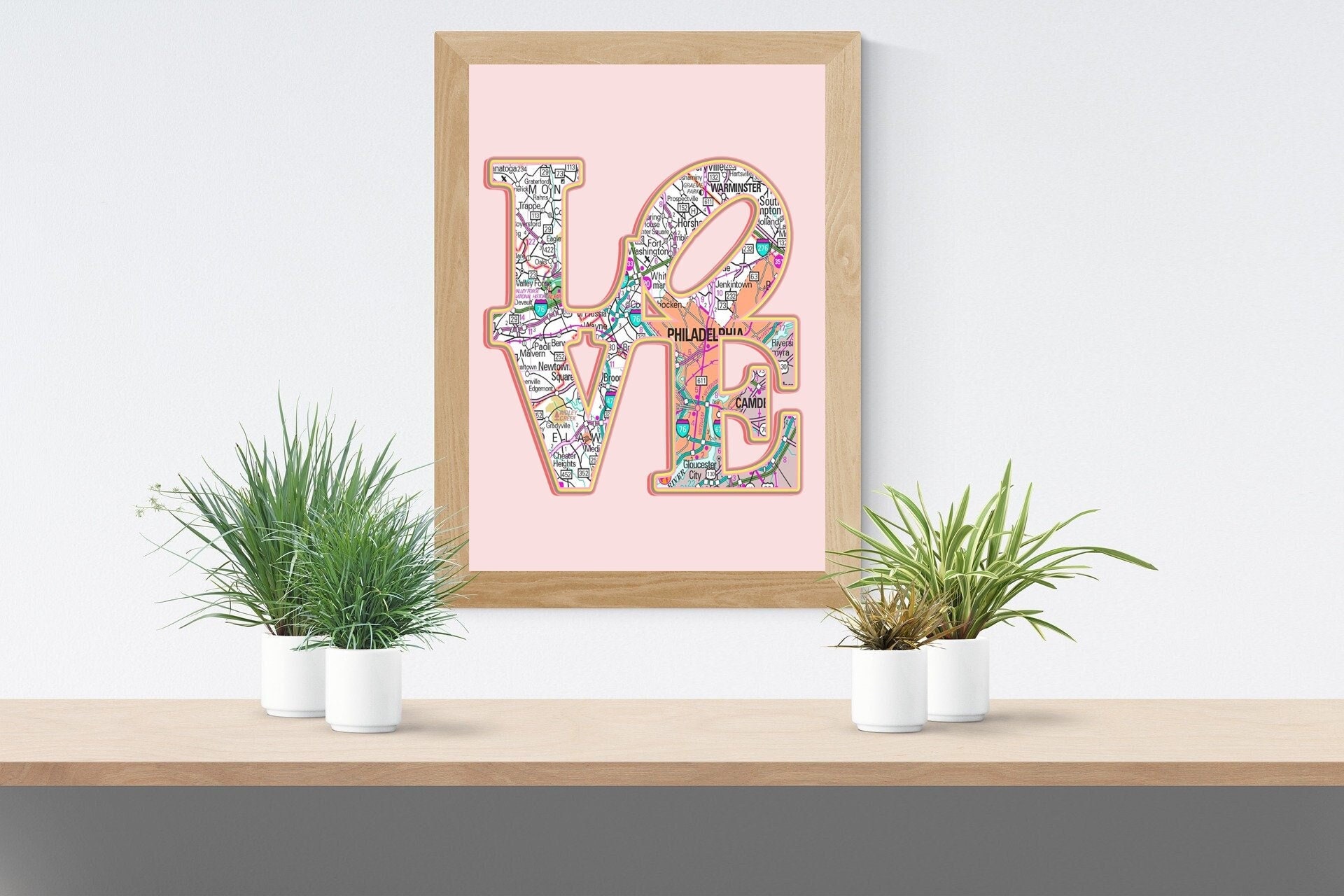 Retro Love Print Digital Download Love Print - Etsy