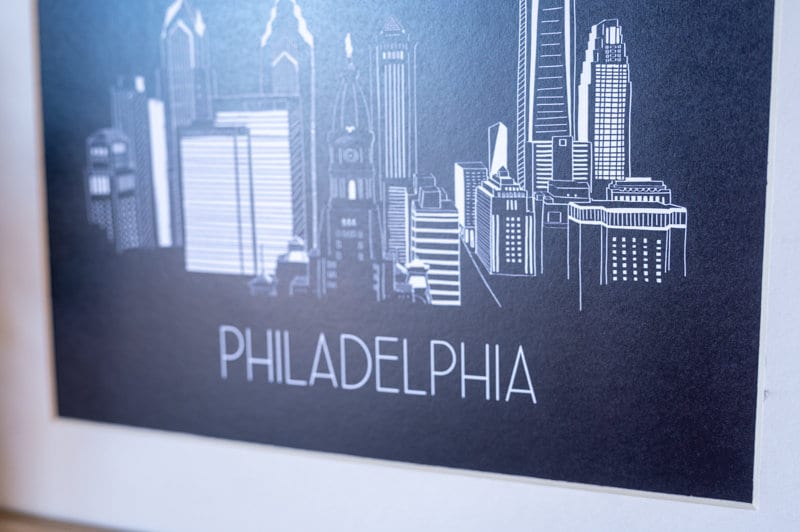 Philadelphia Skyline | Philadelphia Artwork | Philly Print ...