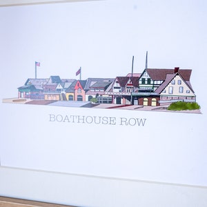 Boathouse Row | Philadelphia Art Print | Philly Art | Philly Wall Decor ...