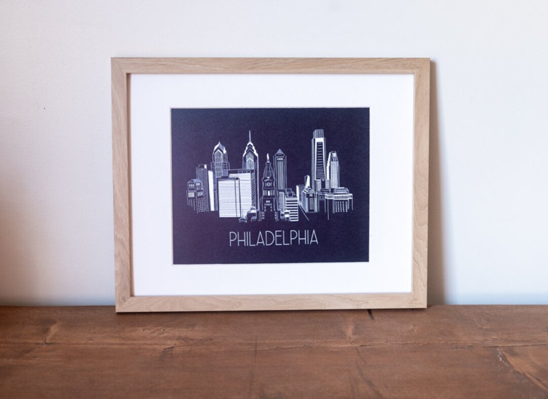 Philadelphia Skyline | Philadelphia Artwork | Philly Print ...