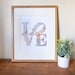 Love Print | Philadelphia Map Print | Philadelphia Artwork ...