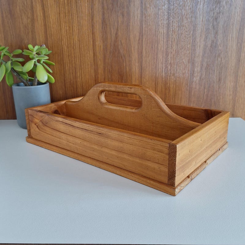 Wood Condiment Caddy - Etsy