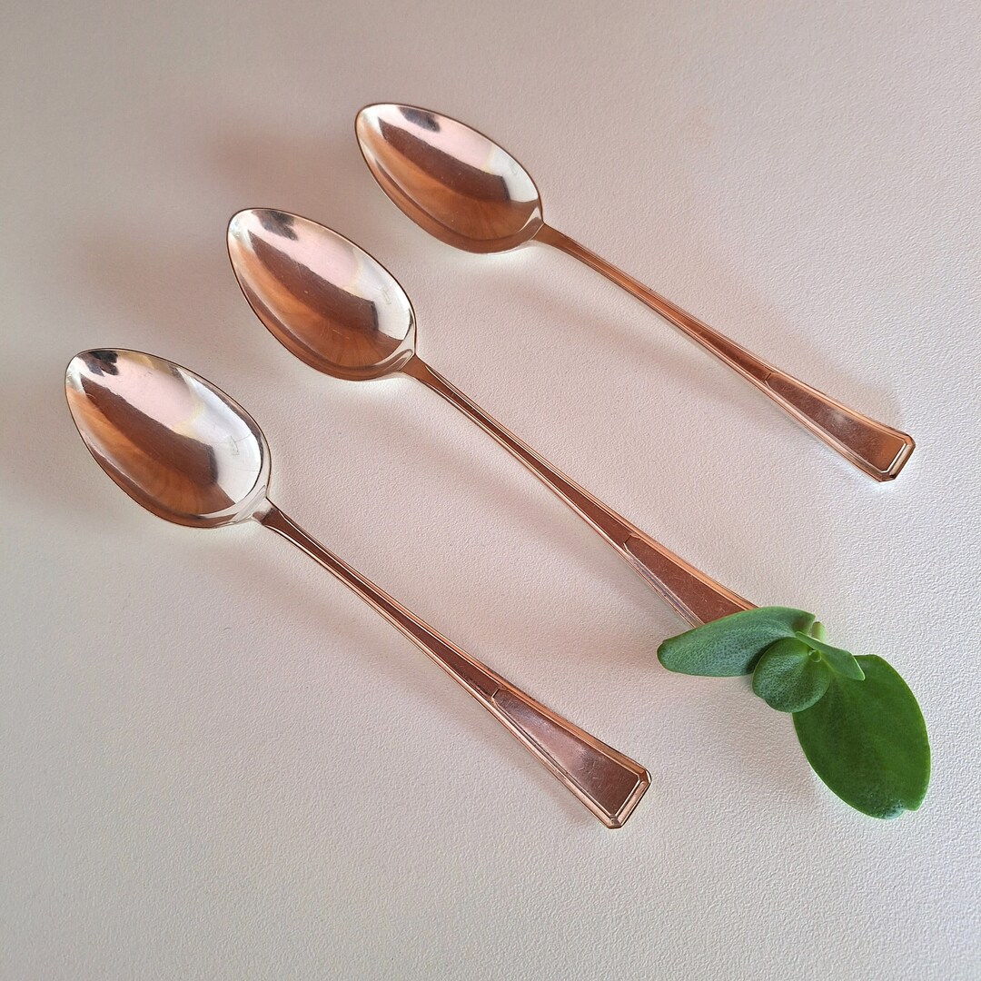 Vintage Set of 3 Silver Plated Serving Spoons / Antique Spoons ...