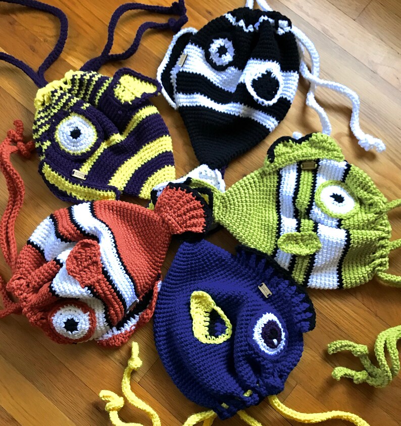 Drawstring Fish Purse | Etsy