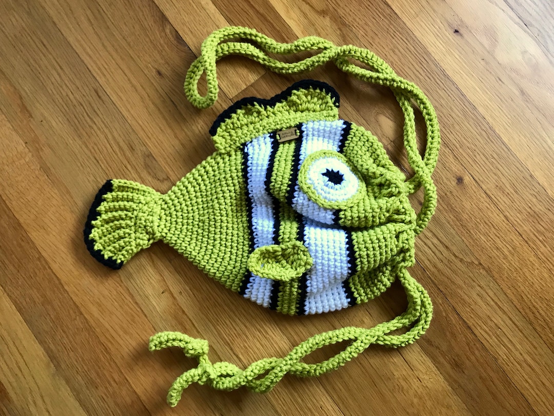 Drawstring Fish Purse - Etsy