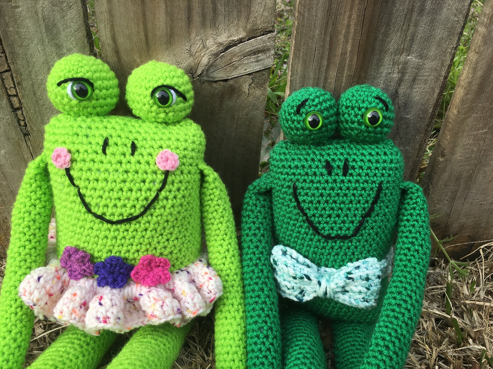 PATTERN: Crochet Frog Pair - Crochet Frog - Crocheted Frog - Amigurumi ...