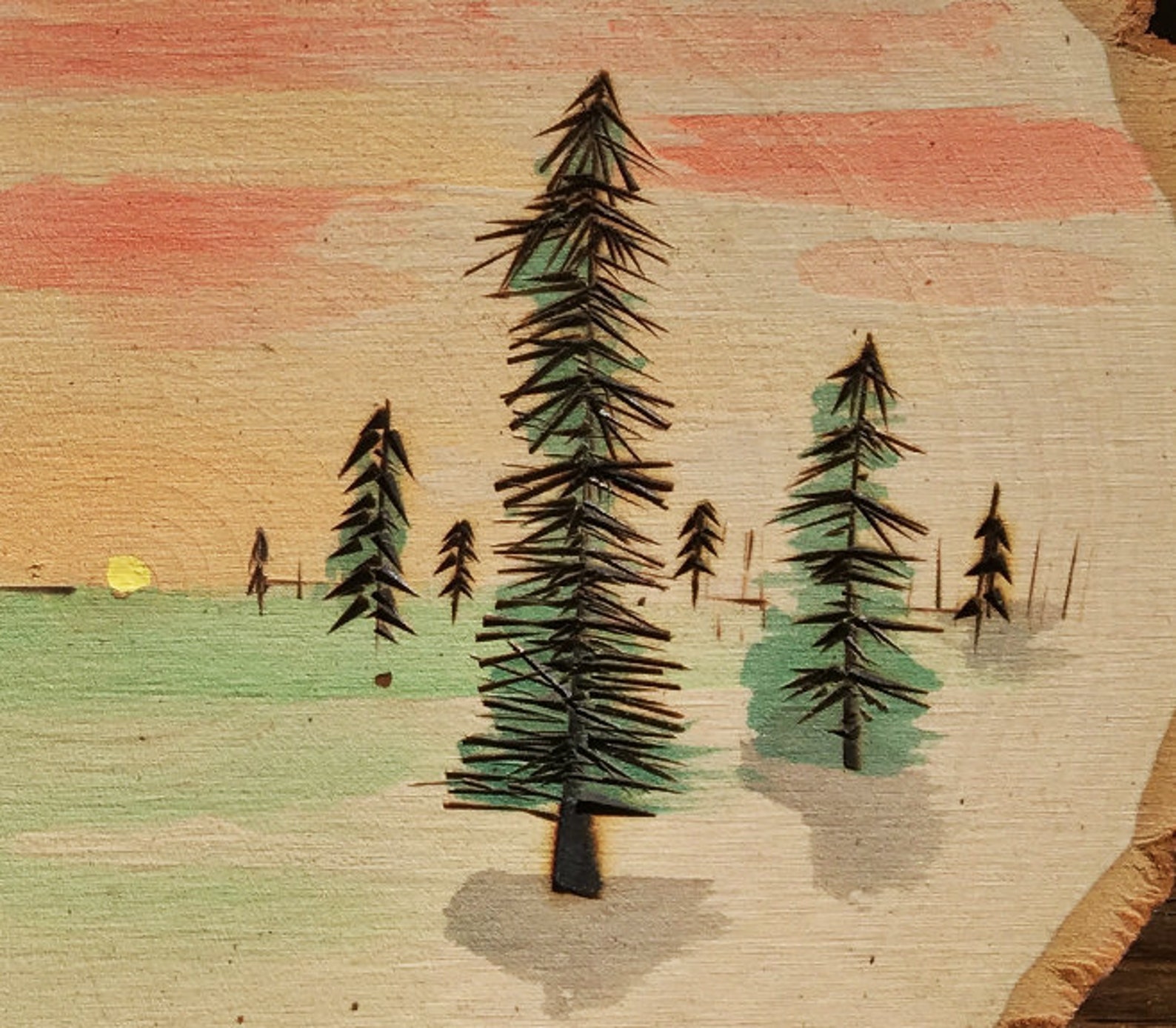 Buffalo Wood Burning, Bison Wood Burning, Pyrography, Painted Wood ...