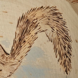 Squirrel Wood Burning Squirrel Pyrography Painted Wood - Etsy