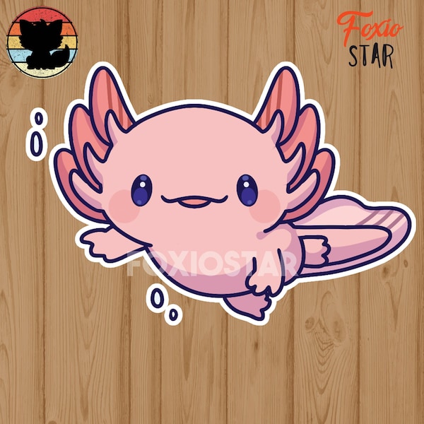 Axolotl Sticker - Etsy