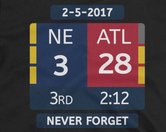 New England Patriots 3 Atlanta Falcons 28 NFL Super Bowl Funny - Etsy