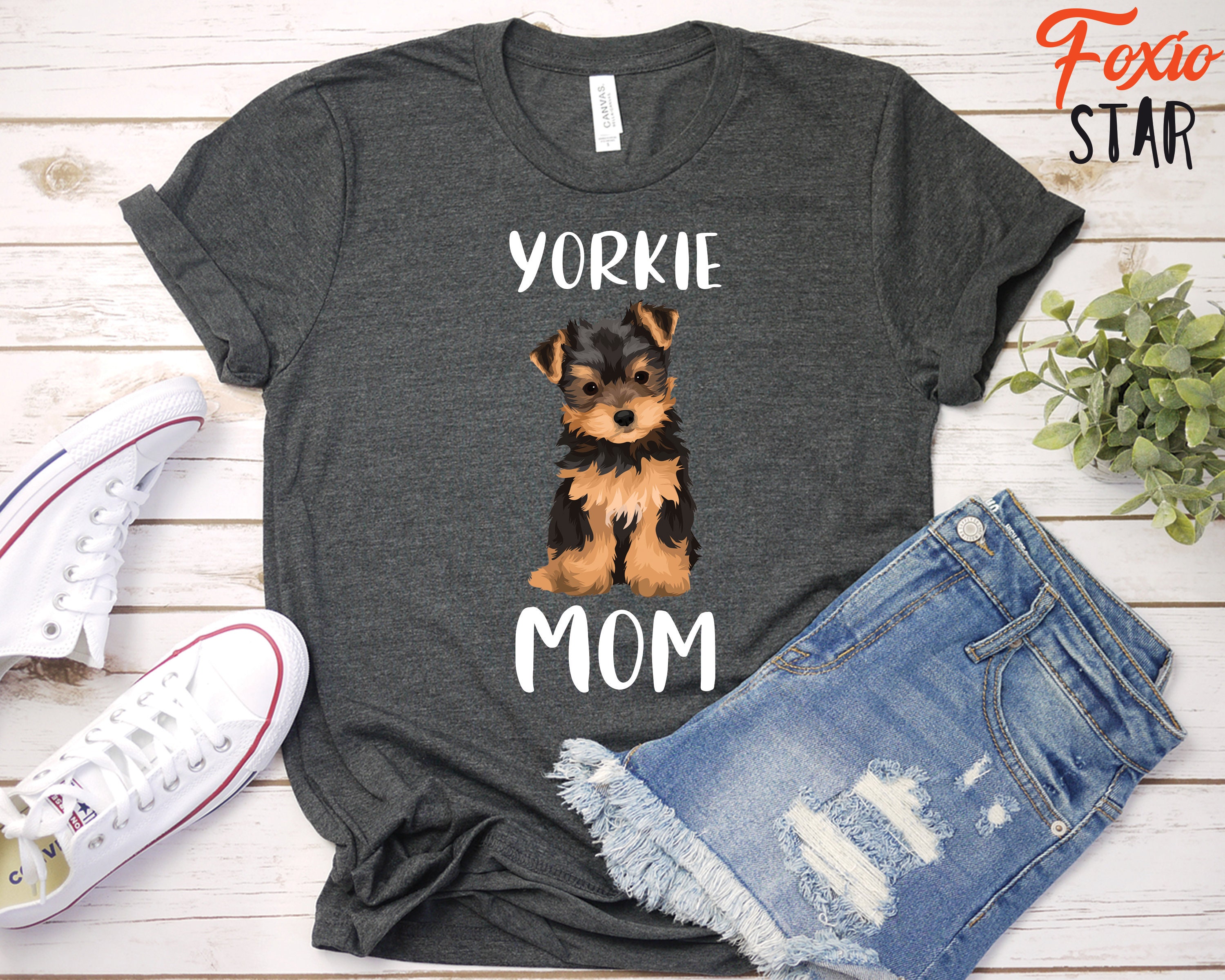 Yorkie Mom / Yorkshire Terrier Dog Mom / Cute Yorkie Dog Mom / - Etsy