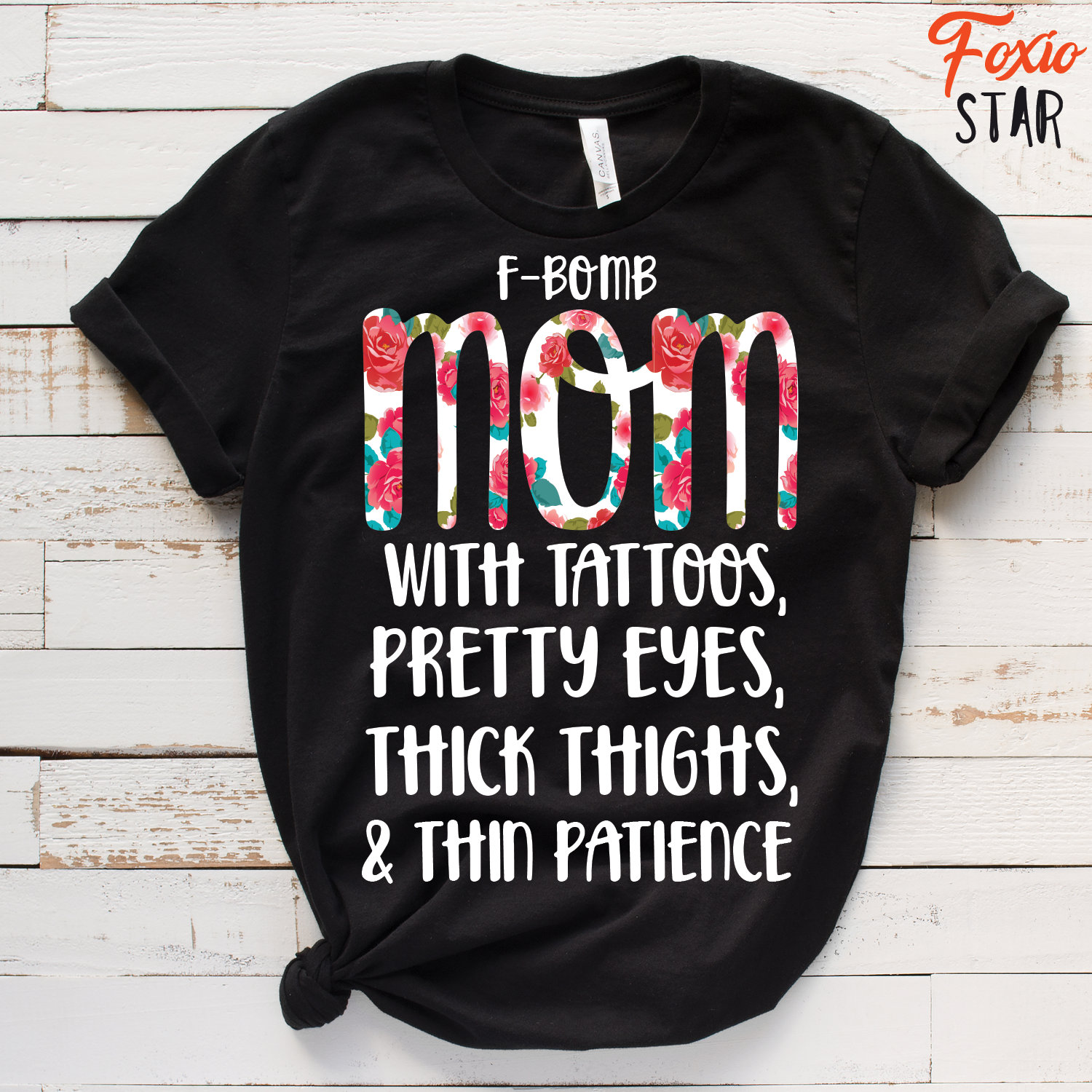 F-bomb Mom With Tattoos Pretty Eyes Thick Thighs and Thin | Etsy