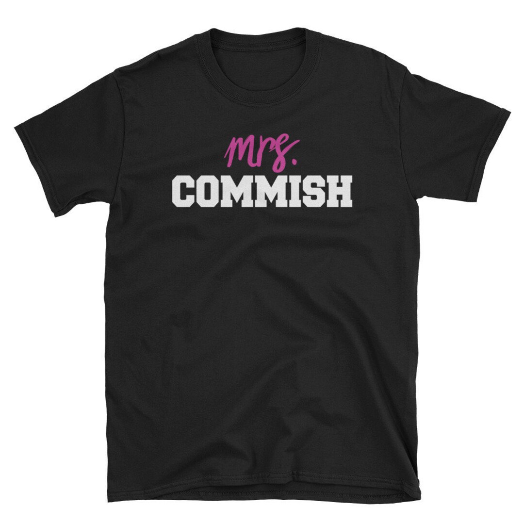 Mrs. Commish Shirt Womens Fantasy Football Commissioner Shirts - Etsy