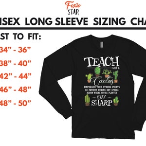 Teach Like A Cactus, Funny Teacher Appreciation Week Gift, Cactus Lover ...