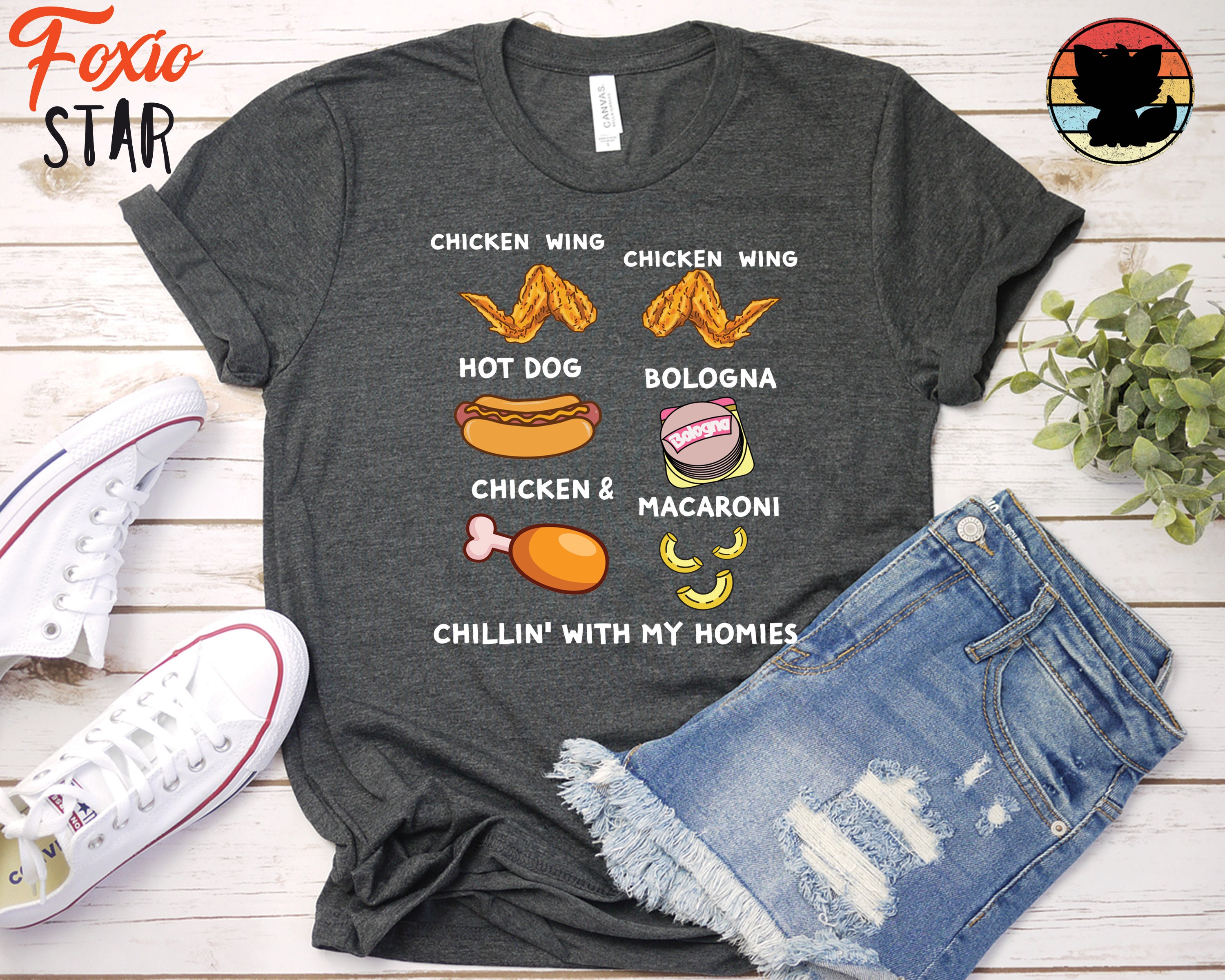 Chicken Wing Chicken Wing Hot Dogs & Baloney Chicken and | Etsy