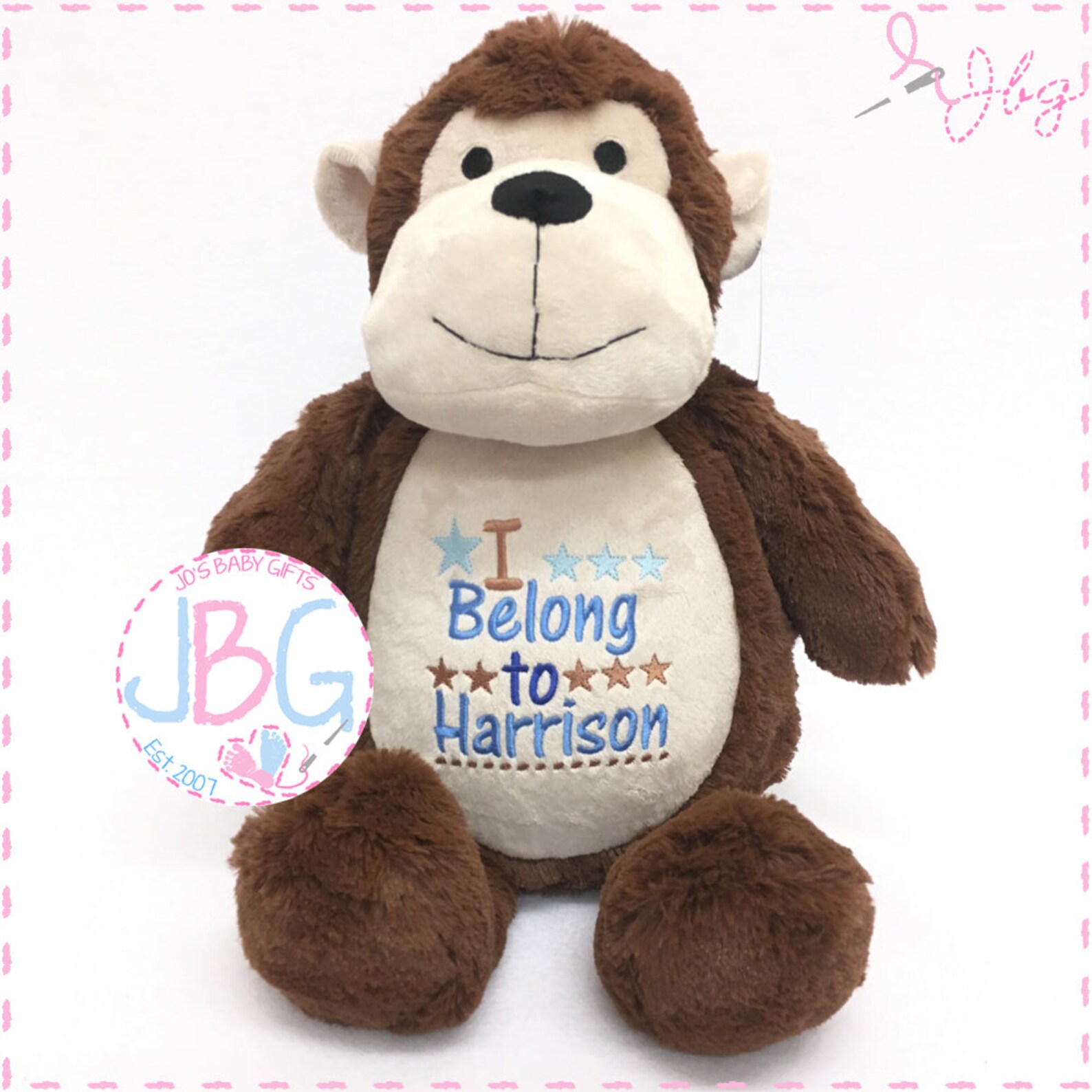 Personalised Teddy Bear, Teddy Bears , Embroidered Baby Teddy, New Baby ...