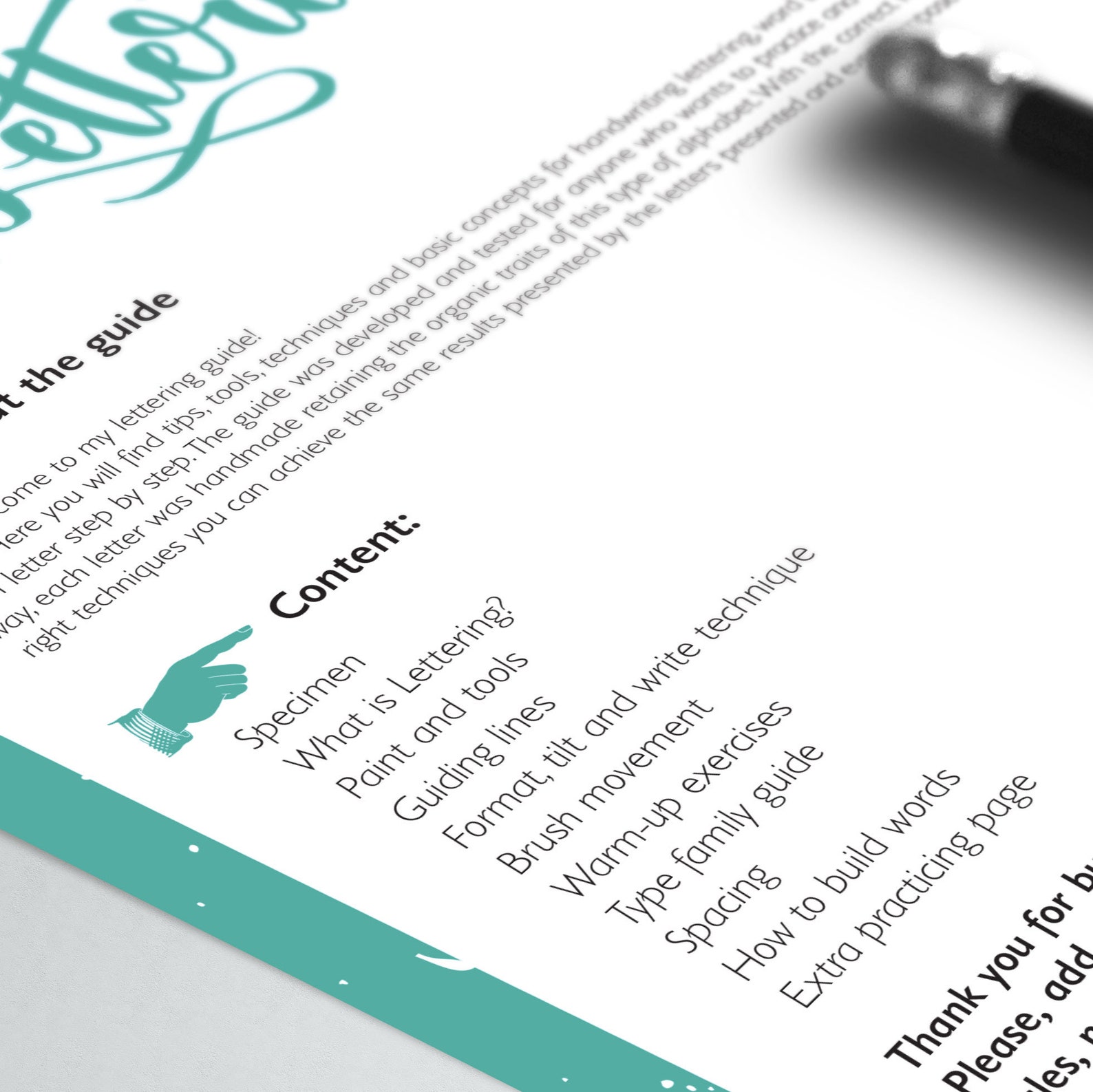 Learn Brush Lettering With a Complete Practice Guide | Etsy