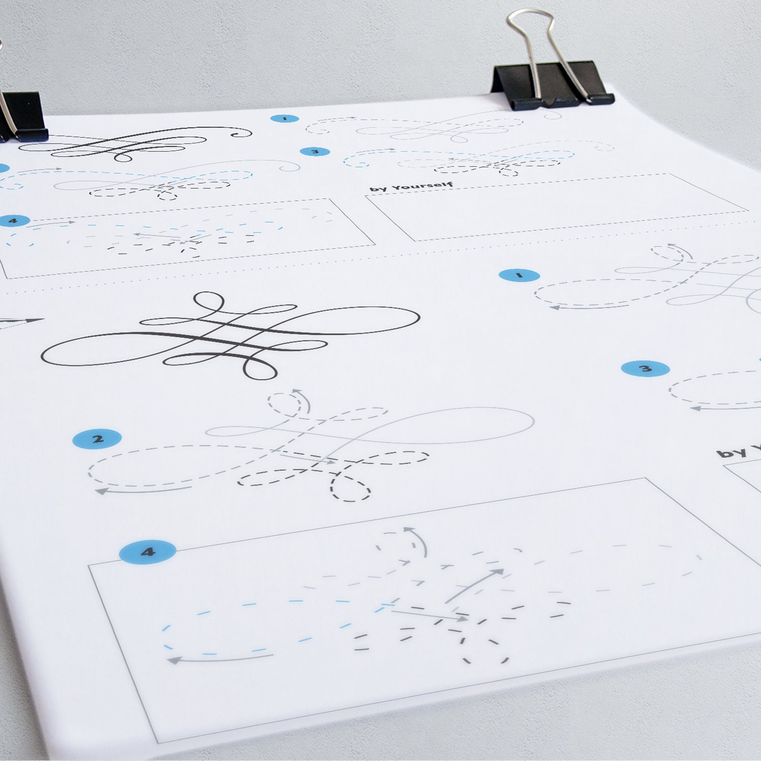Draw Ornaments with a instruction and step by step worksheets | Etsy