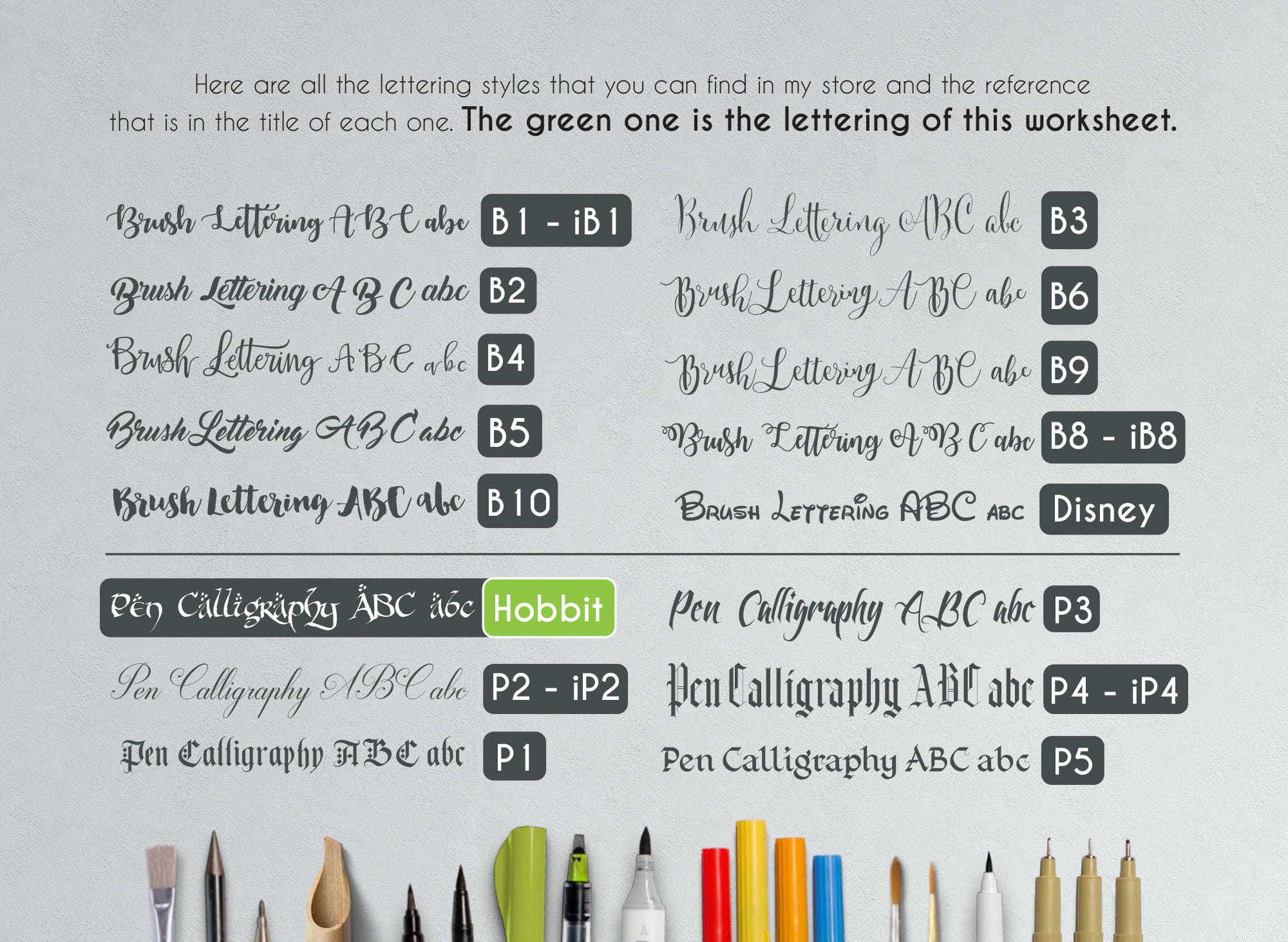 Hobbit Calligraphy Printable Worksheets a Complete Guide - Etsy Australia