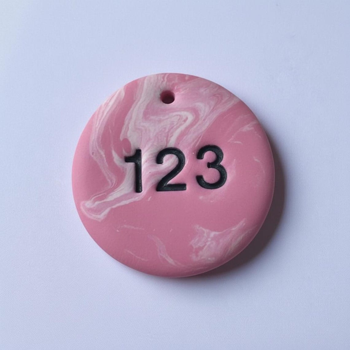 Handmade Polymer Clay Area Code Keychain Magnet Personalized Made to ...