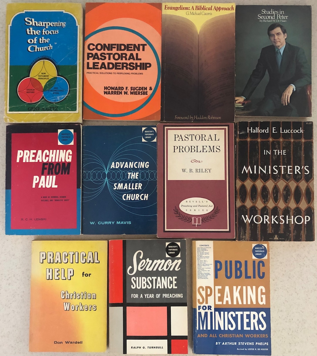 Ministry Books for Pasters Church Leaders 1940s-1970s - Getz Cocoris ...