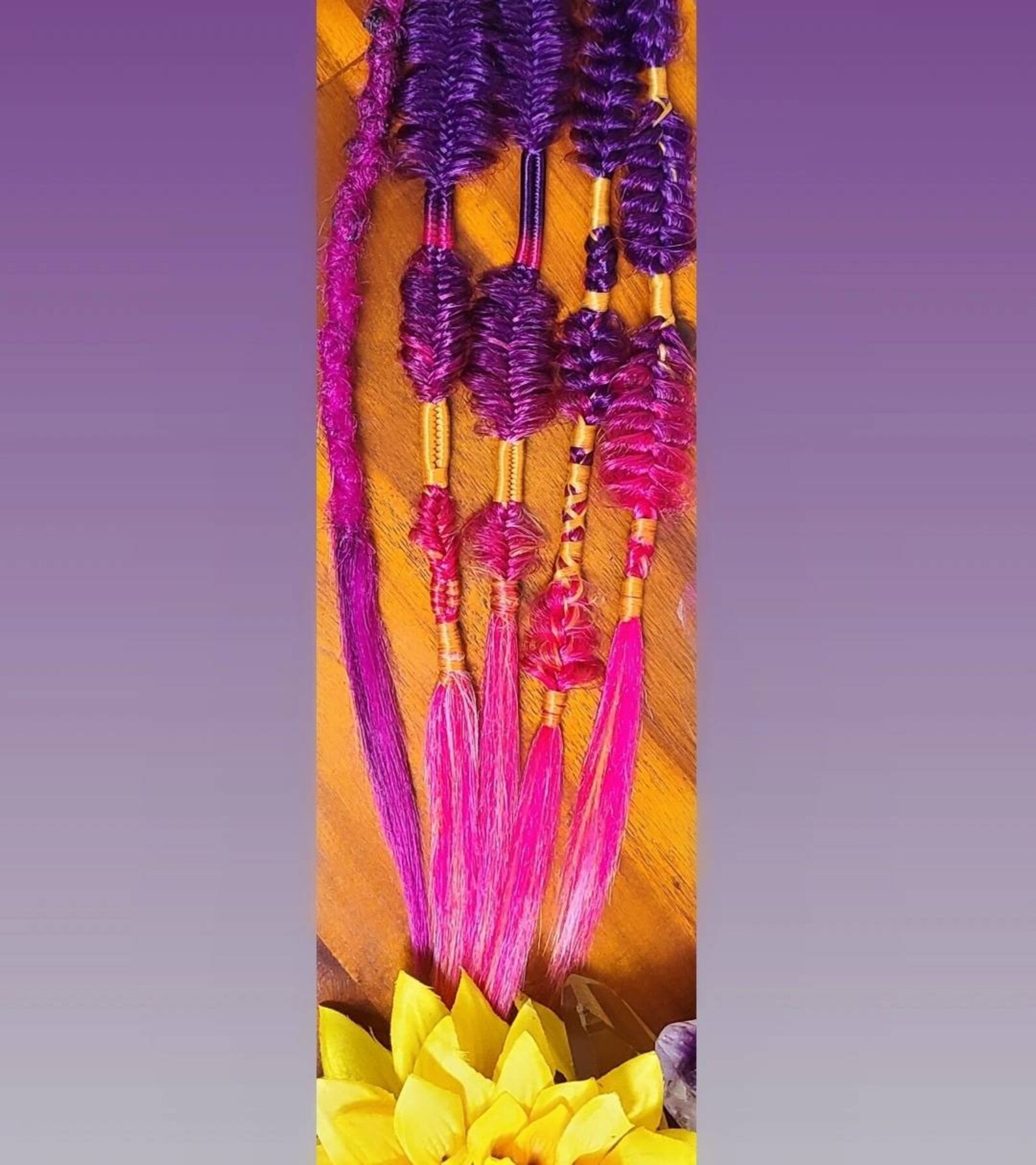 Braids Accent Set of 3 Mixed Puffy Fishtail Box Mixed - Etsy