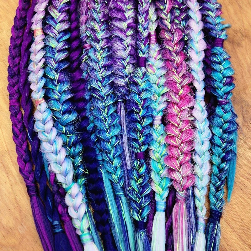 Mermaid Hair Extensions - Etsy