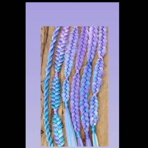 8 SE Braids Accent Set Mixed Puffy Fishtail Box Braids. - Etsy