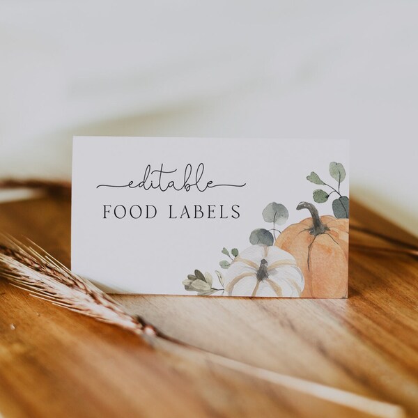 Buffet Food Labels - Etsy