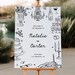 Hand Drawn Welcome Sign, Fun Whimsical Wedding Welcome Template, Trendy ...