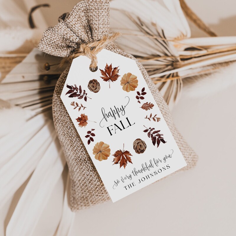 Thanksgiving Tags - Etsy