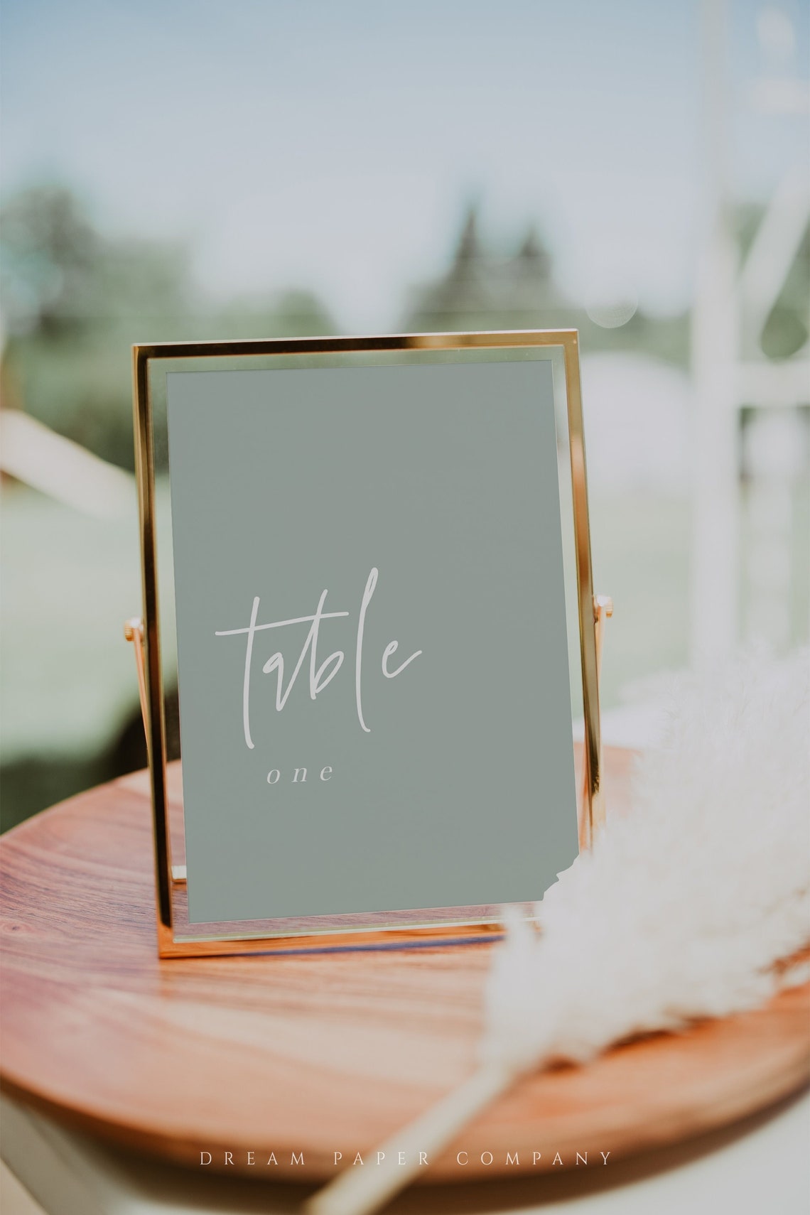 Sage Green Table Numbers Template Modern Wedding Table - Etsy Canada