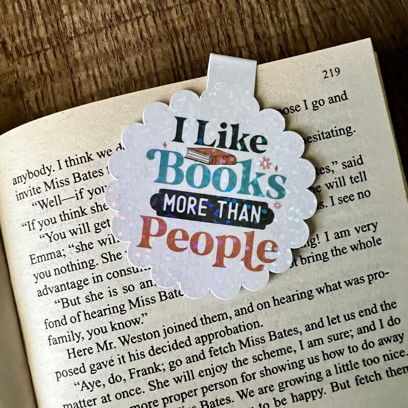 Magnetic Bookmark - Etsy