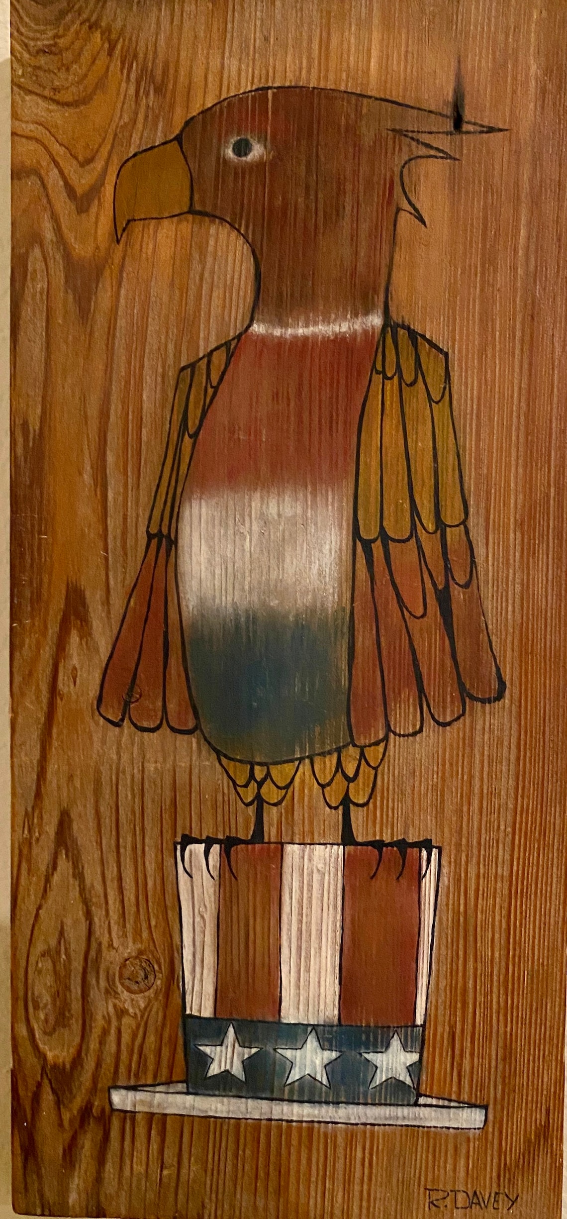 R.Davey / Robert Davey one of a kind modernism modern folk art | Etsy