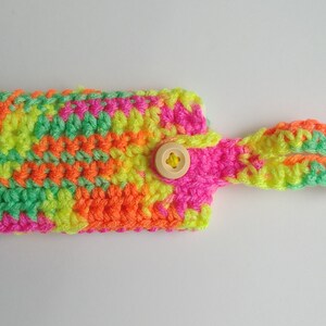 90's Neon Luggage Tag, Baggage Tag, Overnight Bag Tag, Duffel Bag Tag ...