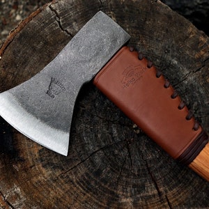 Leather Handle Guard and Protector - Axe Collar and Hatchet Collar ...