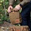 Leather & Waxed Canvas Axe Carry Case and Shoulder Bag - Etsy