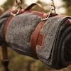 Leather & Waxed Canvas Axe Carry Case and Shoulder Bag - Etsy