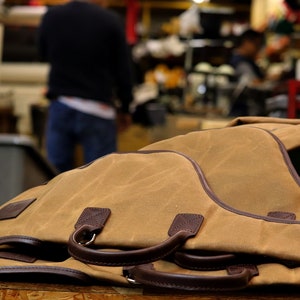 Leather & Waxed Canvas Axe Carry Case and Shoulder Bag - Etsy