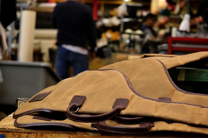 Leather & Waxed Canvas Axe Carry Case and Shoulder Bag | Etsy