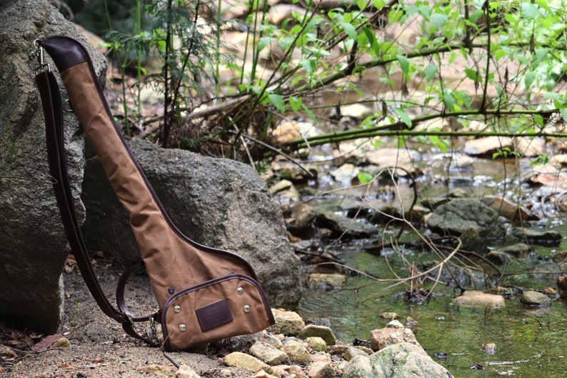 Leather & Waxed Canvas Axe Carry Case and Shoulder Bag | Etsy
