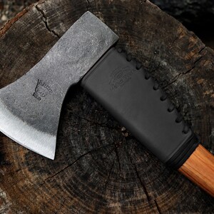 Leather Handle Guard and Protector - Axe Collar and Hatchet Collar ...