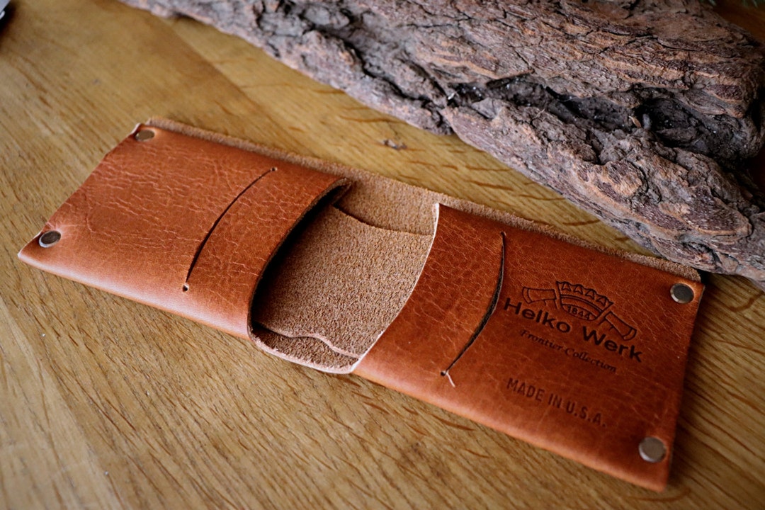 Rustic Handmade Leather Wallet Billfold - Etsy