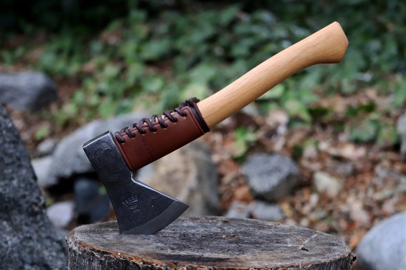 Leather Handle Guard and Protector - Axe Collar and Hatchet Collar ...